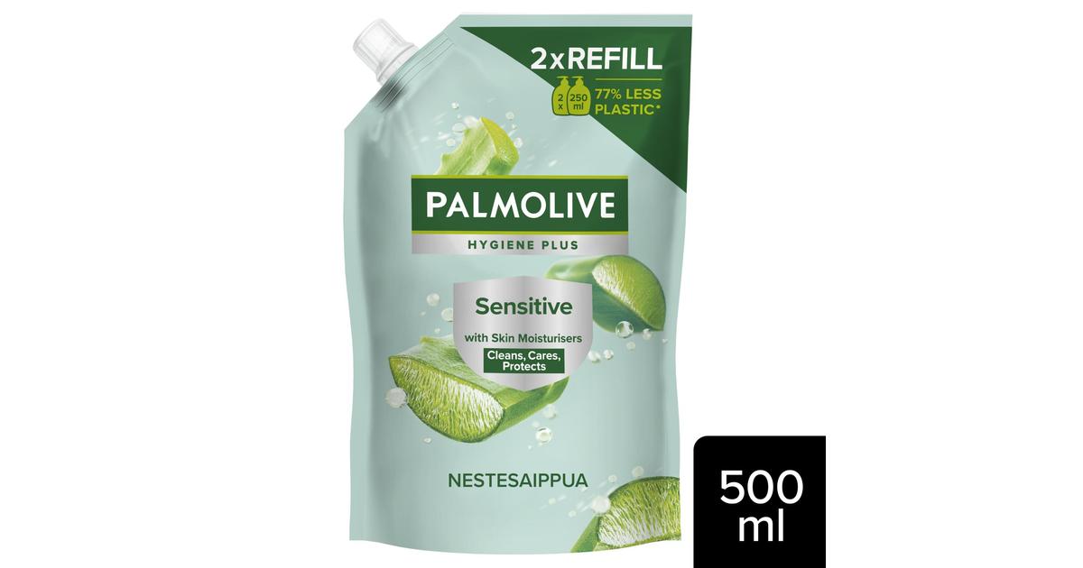 Palmolive Hygiene Plus Sensitive nestesaippua täyttöpussi 500ml | S ...