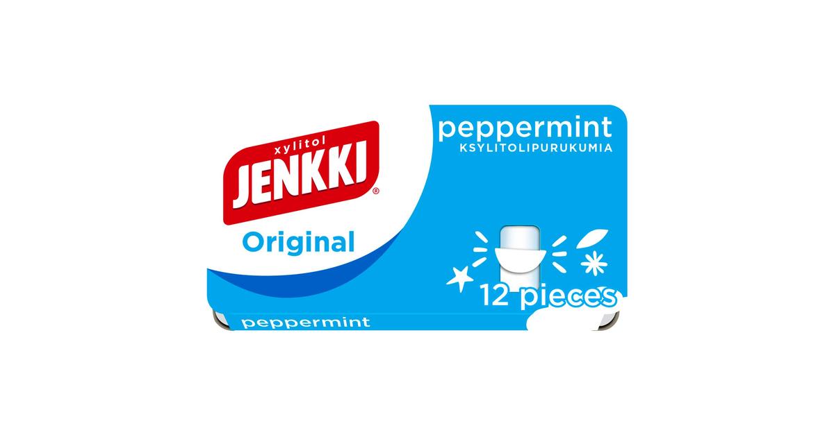 Jenkki Original Peppermint ksylitolipurukumi 18g | S-kaupat ruoan ...