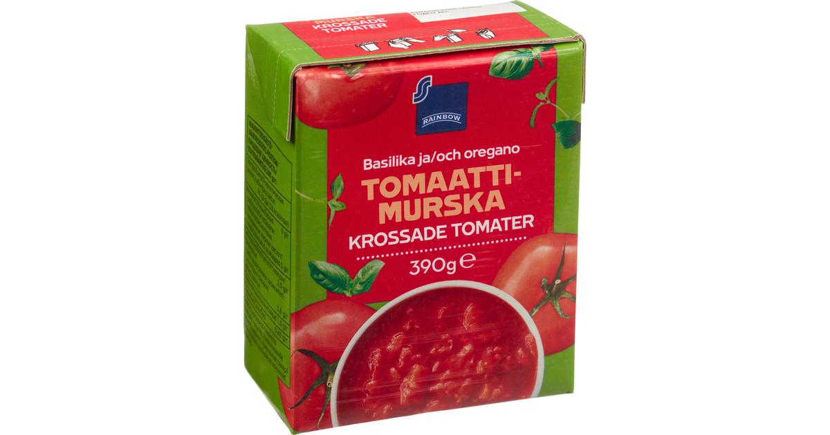 Rainbow tomaattimurska basilika ja oregano 390 g | S-kaupat ruoan verkkokauppa