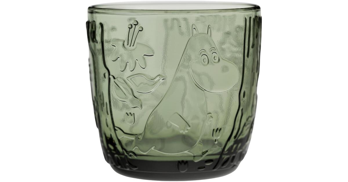 Moomin Arabia Finland Muumi juomalasi 28cl havunvihreä 2kpl | S-kaupat ...