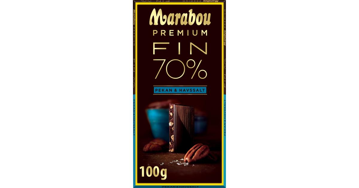 Marabou Premium 70% tume šokolaad pekaanpähklite ja meresoolaga 100g ...