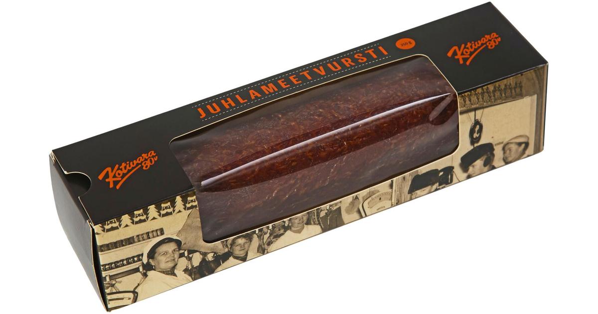 Kotivara 80v Juhlameetvuursti 250 g | S-kaupat ruoan verkkokauppa