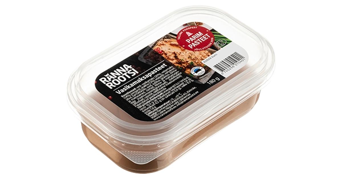 Rannarootsi Vasikamaksapasteet 180G | Prisma | alati odavad hinnad ...