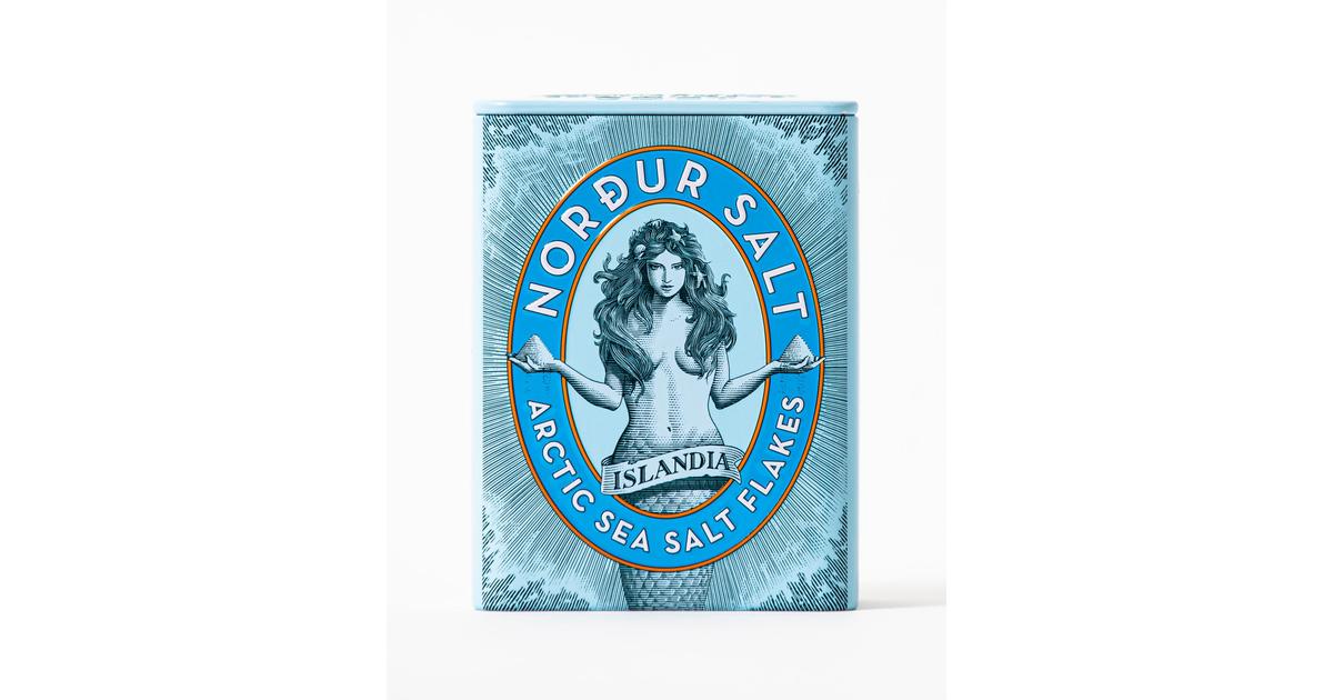 Nordur Salt 250g Artic Sea Salt Flakes Tin | S-kaupat ruoan verkkokauppa