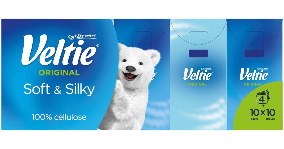 Veltie nenäliina Original 10x10 kpl | S-kaupat ruoan verkkokauppa