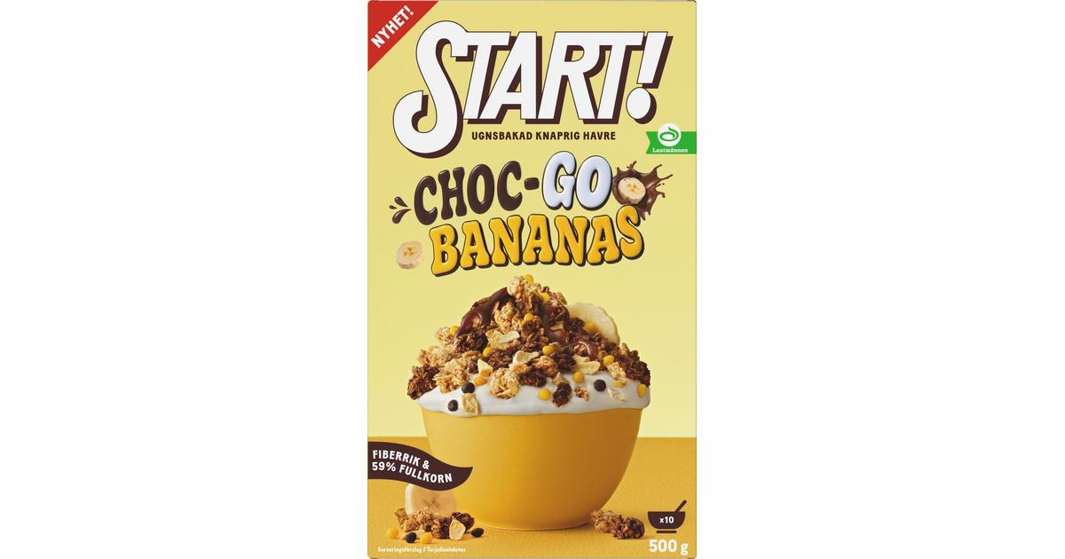 START! Choc-Go Bananas granola 500g | S-kaupat ruoan verkkokauppa