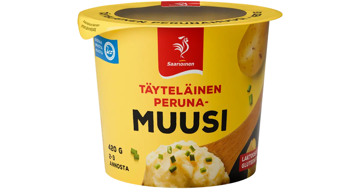 Saarioinen Täyteläinen perunamuusi 420g | S-kaupat ruoan verkkokauppa