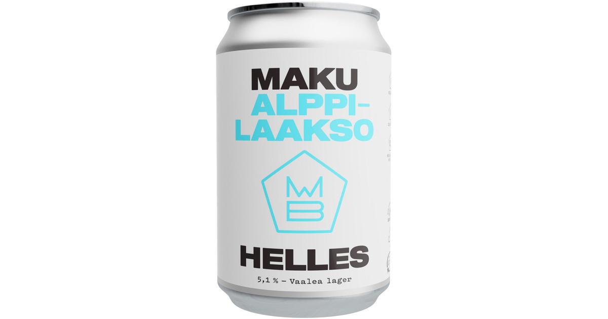 Maku Brewing 5,1 % 0.33l Helles olut tlk | S-kaupat ruoan verkkokauppa