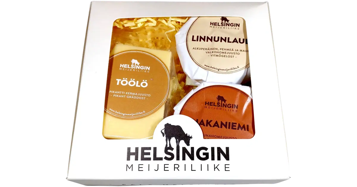 Helsingin Meijeriliike - Juustolahjapakkaus 3 juustoa 560g | S-kaupat ...