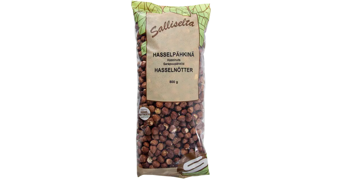 Salliselta Hasselpähkinä 800g | S-kaupat ruoan verkkokauppa