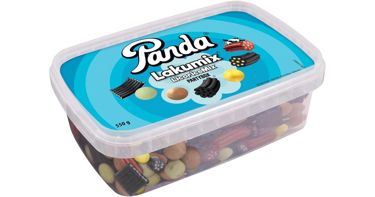 Panda LakuMix partybox lakritsisekoitus 550g | S-kaupat ruoan verkkokauppa