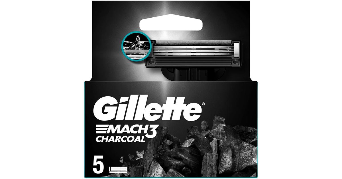 Varuterad Gillette Mach 3-tera Charcoal 5tk | Prisma | alati odavad ...