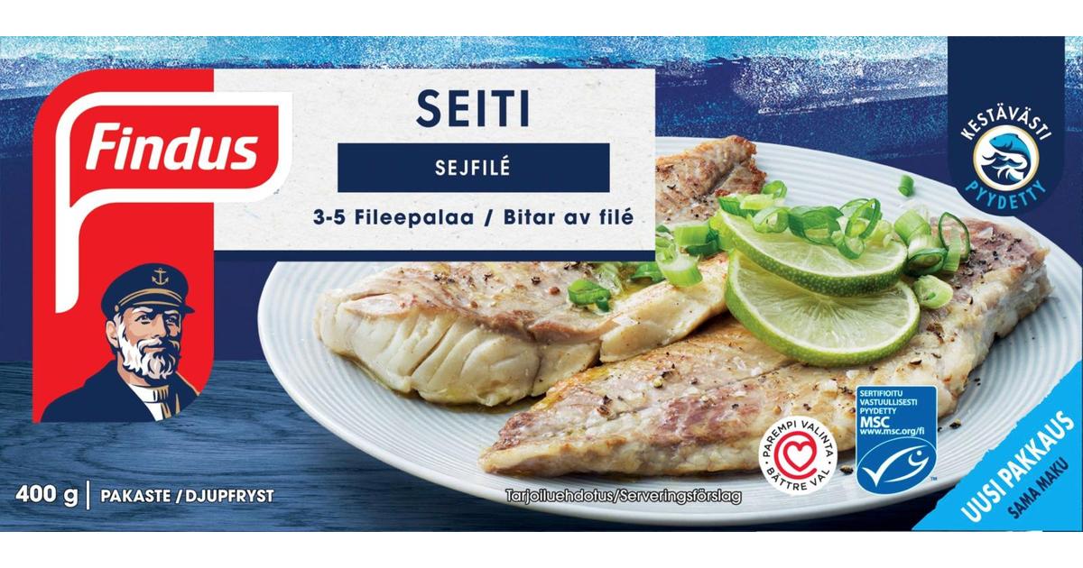 Findus Seiti MSC 400g, pakaste | S-kaupat ruoan verkkokauppa