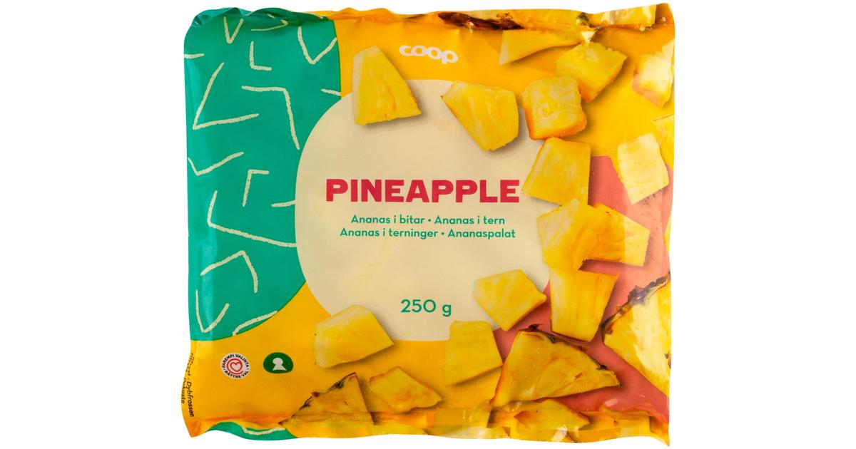 Coop ananaspalat 250 g pakaste | S-kaupat ruoan verkkokauppa