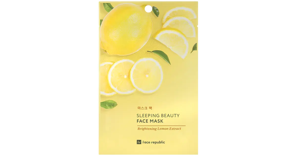 Face Republic Brightening Lemon kangasnaamio kasvoille 23 ml | S-kaupat ...