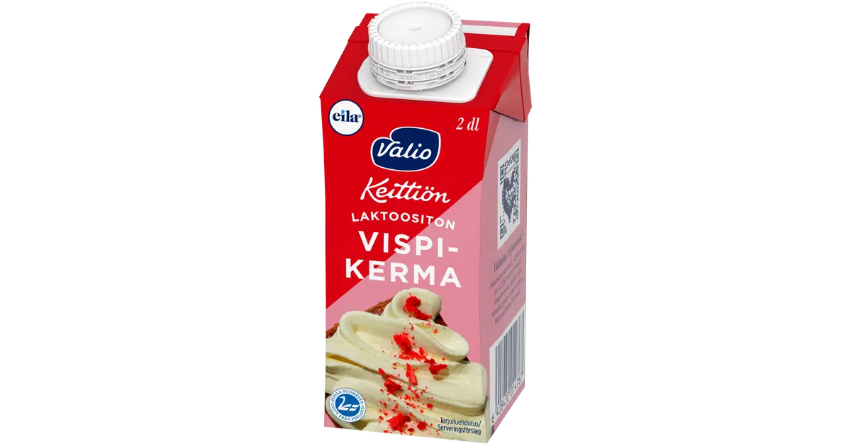 Valio Keittiön vispikerma UHT laktoositon 2 dl | S-kaupat ruoan ...