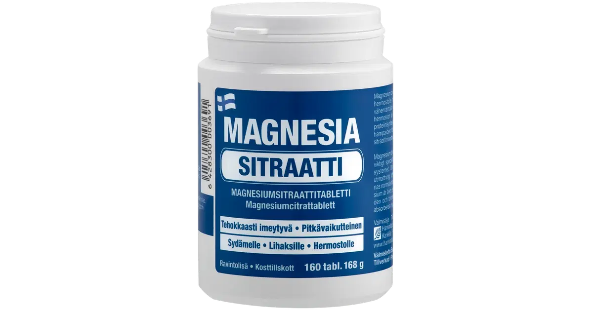 Magnesia magneesiumi tabletid 160 tk 168 g | Prisma | alati odavad ...