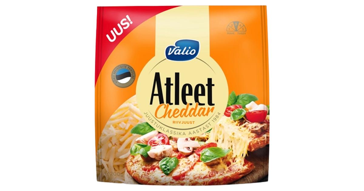 Valio Atleet Cheddari riivjuust, 200 g | Prisma | alati odavad hinnad ...