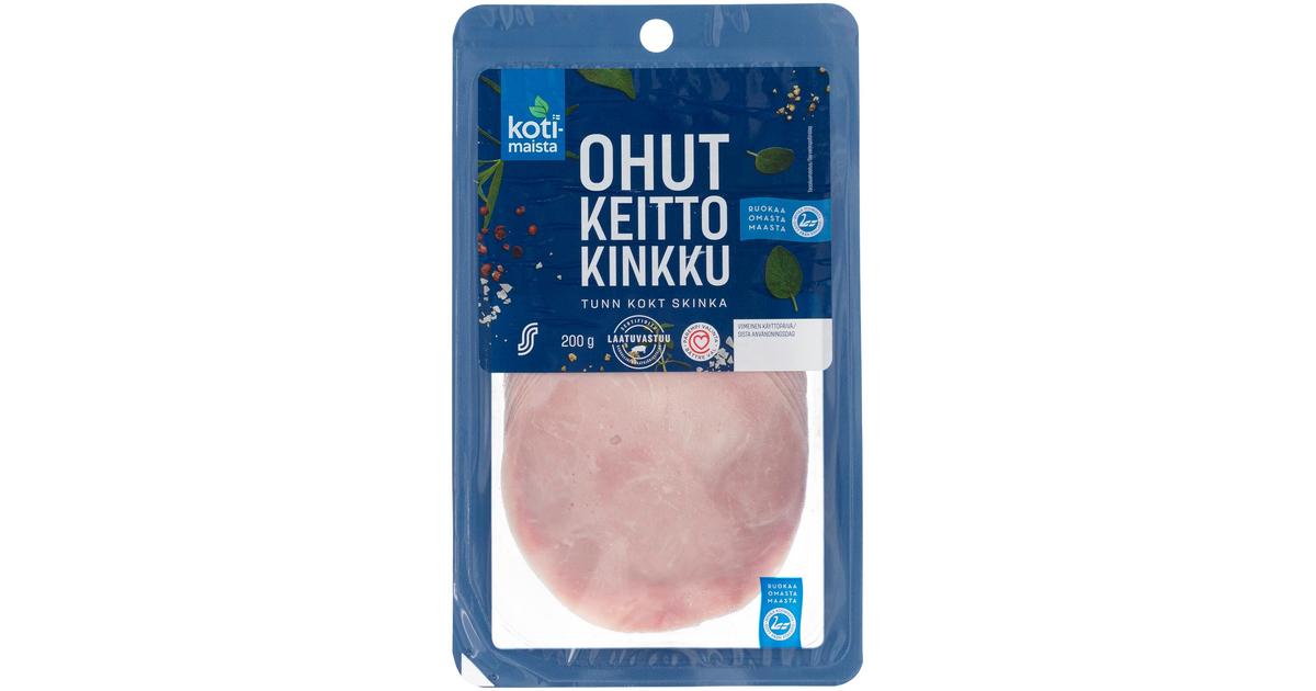 Kotimaista Ohut Keittokinkku 200g | S-kaupat ruoan verkkokauppa