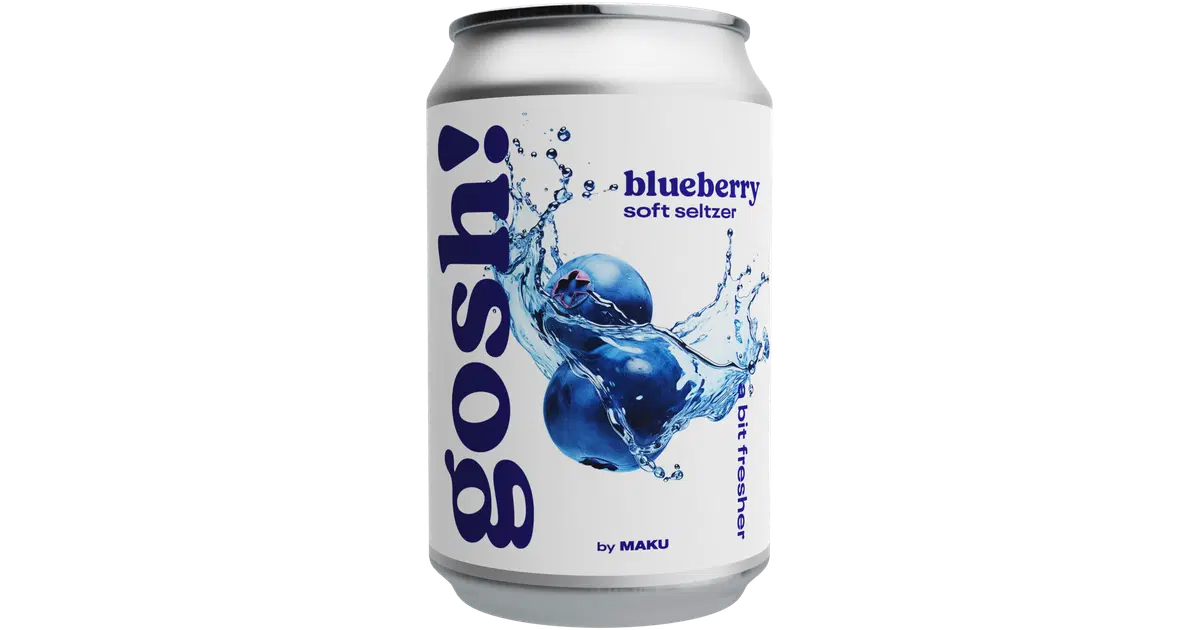 Gosh! Blueberry Soft Seltzer 0,33l tlk maustettu vesi | S-kaupat ruoan ...