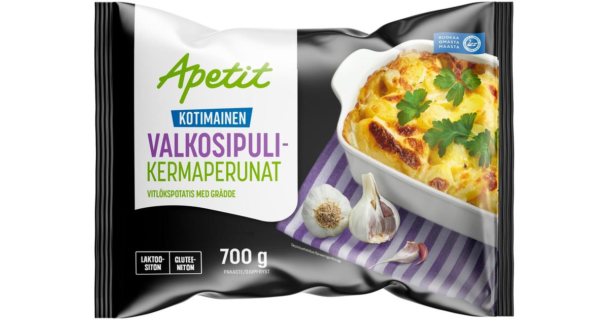 Apetit Kotimainen Valkosipulikermaperunat pakaste 700g | S-kaupat ruoan verkkokauppa