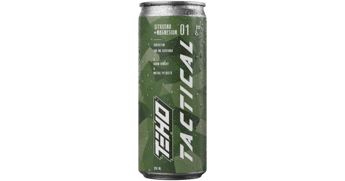 TEHO Tactical Sitruuna + Magnesium energiajuoma 0,33 fit tlk | S-kaupat ...