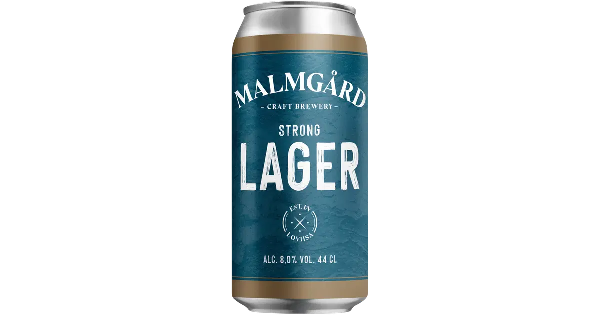 Malmgård Strong Lager 8,0% 0,44l | S-kaupat ruoan verkkokauppa