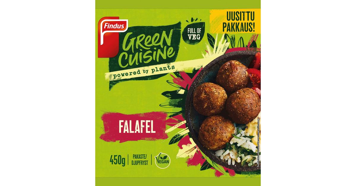 Findus Green Cuisine Falafel 450g, pakaste | S-kaupat ruoan verkkokauppa