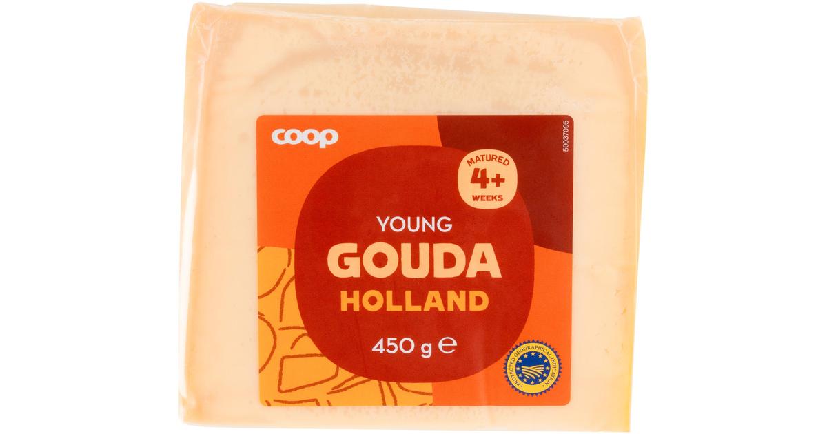 Coop Gouda Holland juusto 1 kk 450 g | S-kaupat ruoan verkkokauppa