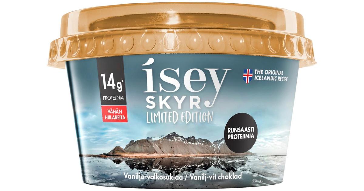 Isey Skyr Vanilja-valkosuklaa maitovalmiste 170g Limited Edition | S-kaupat ruoan verkkokauppa