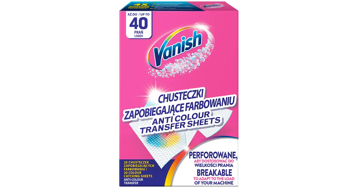 Vanish Color Protect värvipüüdjad 40tk | Prisma | alati odavad hinnad ...