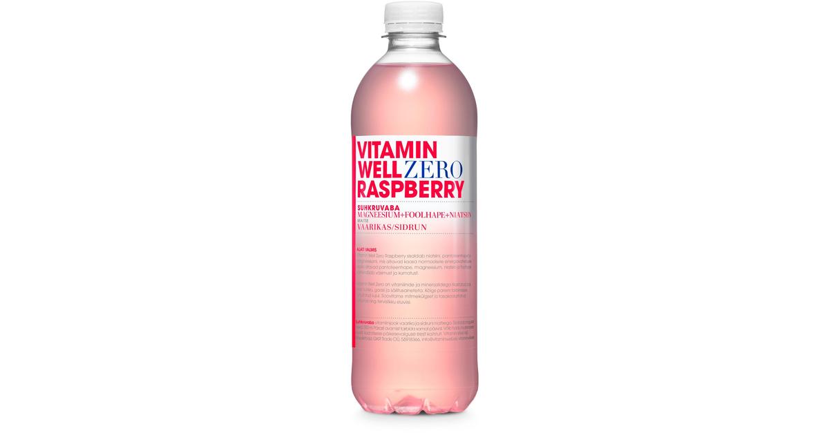 Vitamin Well Zero Raspberry vitamiinijook 500 ml | Prisma | alati odavad hinnad, telli kaup otse ...