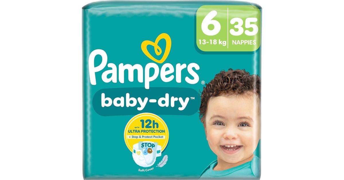 Pampers Baby Dry S6 13-18kg 35kpl vaippa | S-kaupat ruoan verkkokauppa