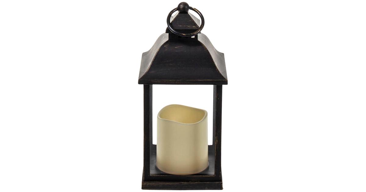 Led-lyhty 23cm musta | S-kaupat ruoan verkkokauppa