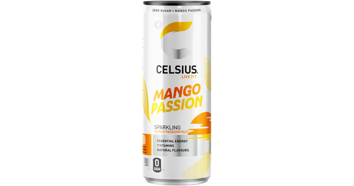 Celsius Mango Passion energiajuoma 355 ml | S-kaupat ruoan verkkokauppa