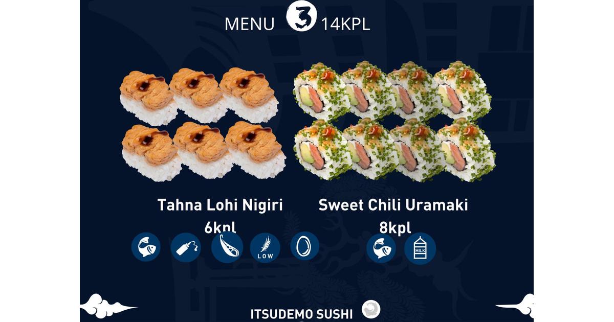 Itsudemo Menu 3 | S-kaupat ruoan verkkokauppa