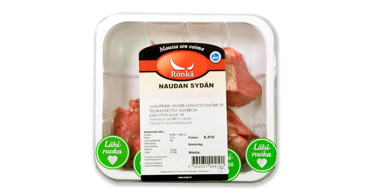 Rönkä Naudan sydän | S-kaupat ruoan verkkokauppa