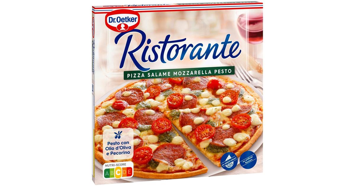 Dr. Oetker Ristorante Salame Mozzarella Pesto pakastepizza 360 g | S ...