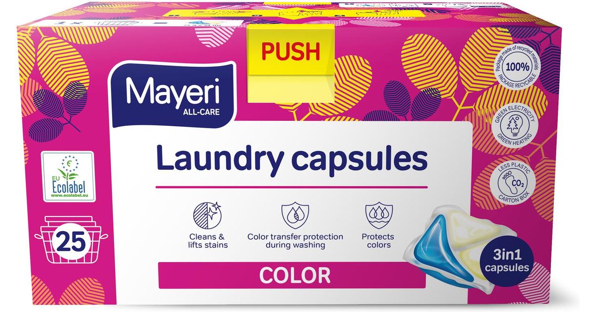 Mayeri All-Care color pyykinpesukapseli 25 kpl | S-kaupat ruoan ...