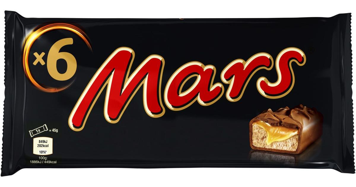 Mars 6x45g | S-kaupat ruoan verkkokauppa