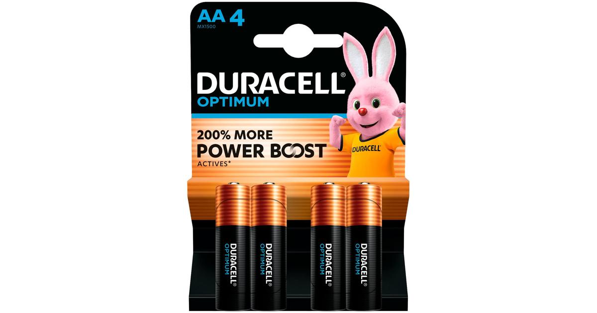Duracell 4kpl Optimum AA | S-kaupat ruoan verkkokauppa