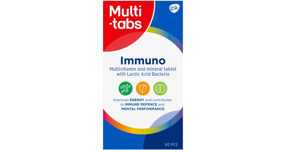 Multi-tabs Immuno Monivitamiini- ja Maitohappobakteerivalmiste ...