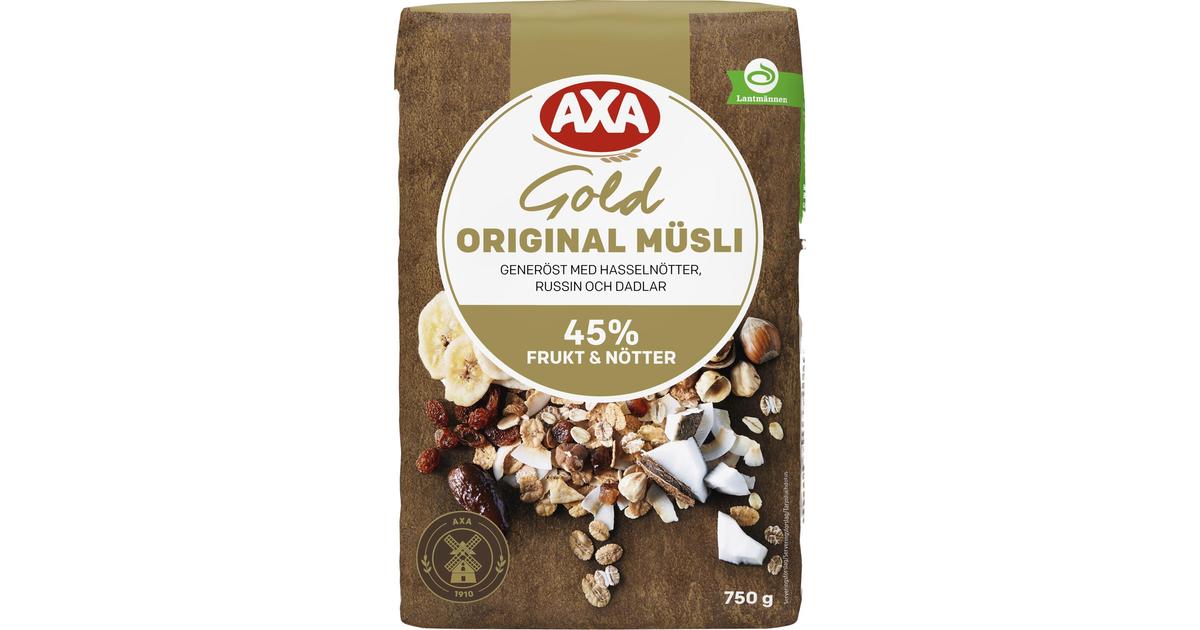 AXA Müsli Gold Original 750 g | S-kaupat ruoan verkkokauppa