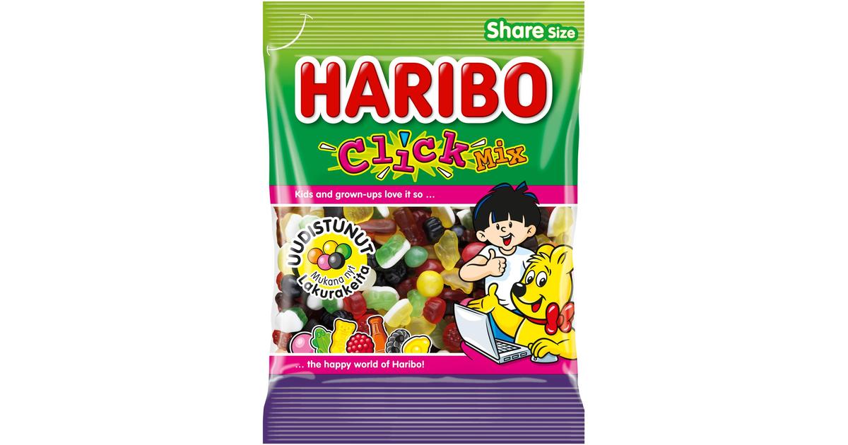 HARIBO Click Mix 275g Karkkipussi | S-kaupat ruoan verkkokauppa