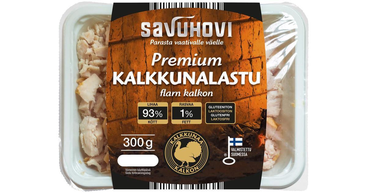 Savuhovi Premium kalkkunalastu 300g | S-kaupat ruoan verkkokauppa