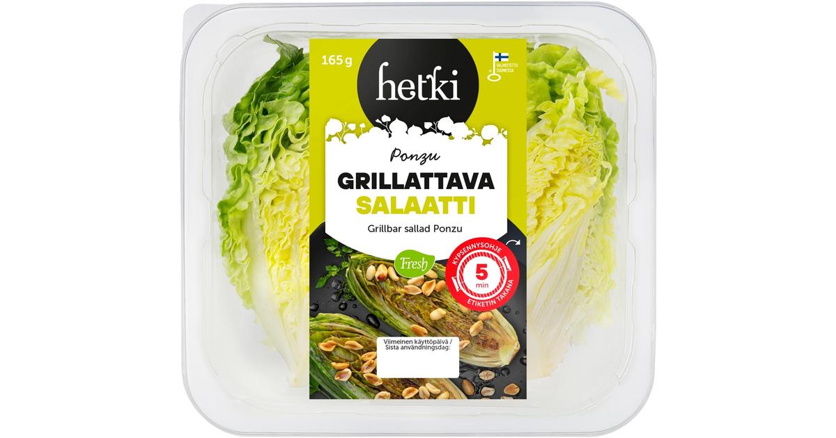 Fresh Hetki Grillattava salaatti Ponzu 165 g | S-kaupat ruoan verkkokauppa