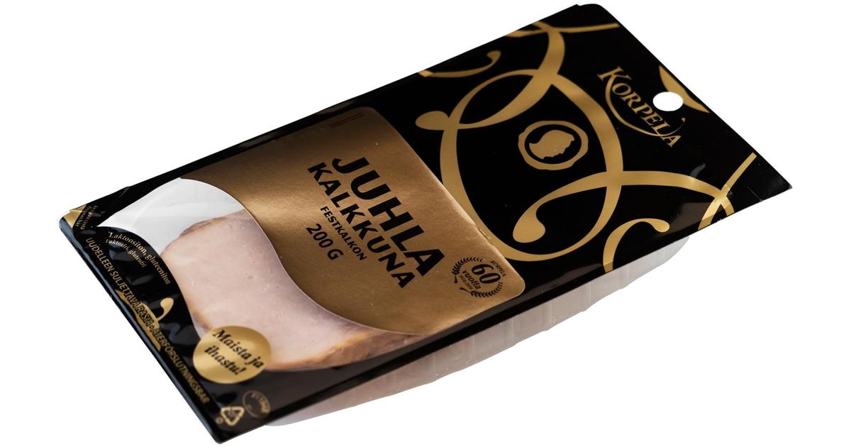 Korpela Juhlakalkkuna 200g | S-kaupat ruoan verkkokauppa