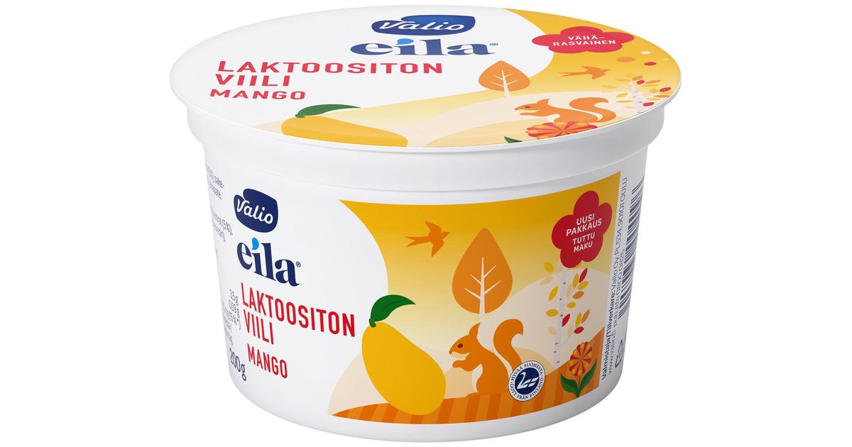 Valio Eila® viili 200 g mango laktoositon | S-kaupat ruoan verkkokauppa