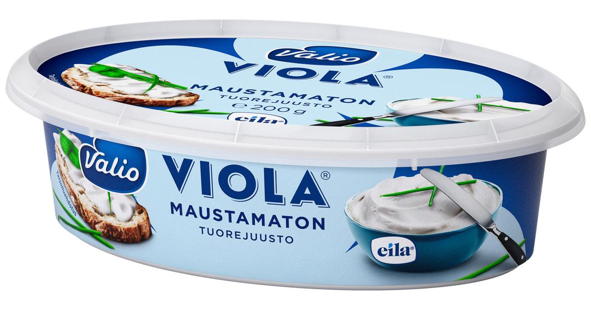Valio Viola® e200 g maustamaton tuorejuusto laktoositon | S-kaupat ruoan verkkokauppa