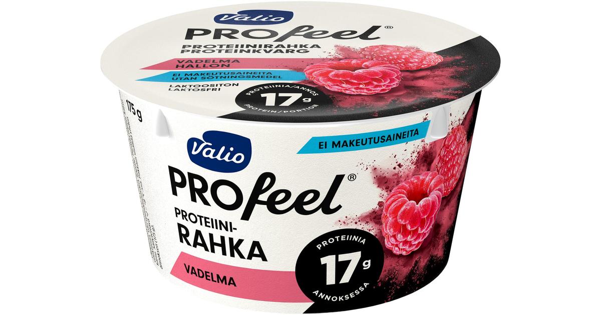 Valio PROfeel® proteiinirahka 175 g vadelma laktoositon | S-kaupat ...